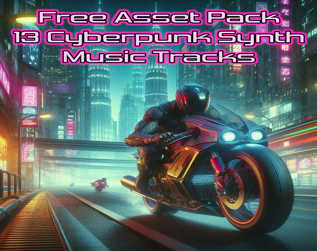 New FREE Asset Pack - 13 Cyberpunk Synth Music Tracks - itch.io