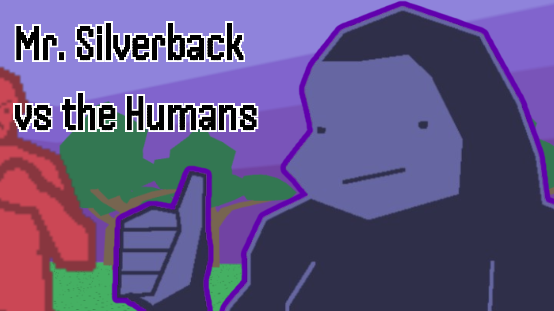 Mr. Silverback vs the Humans by LEMONCLOUD