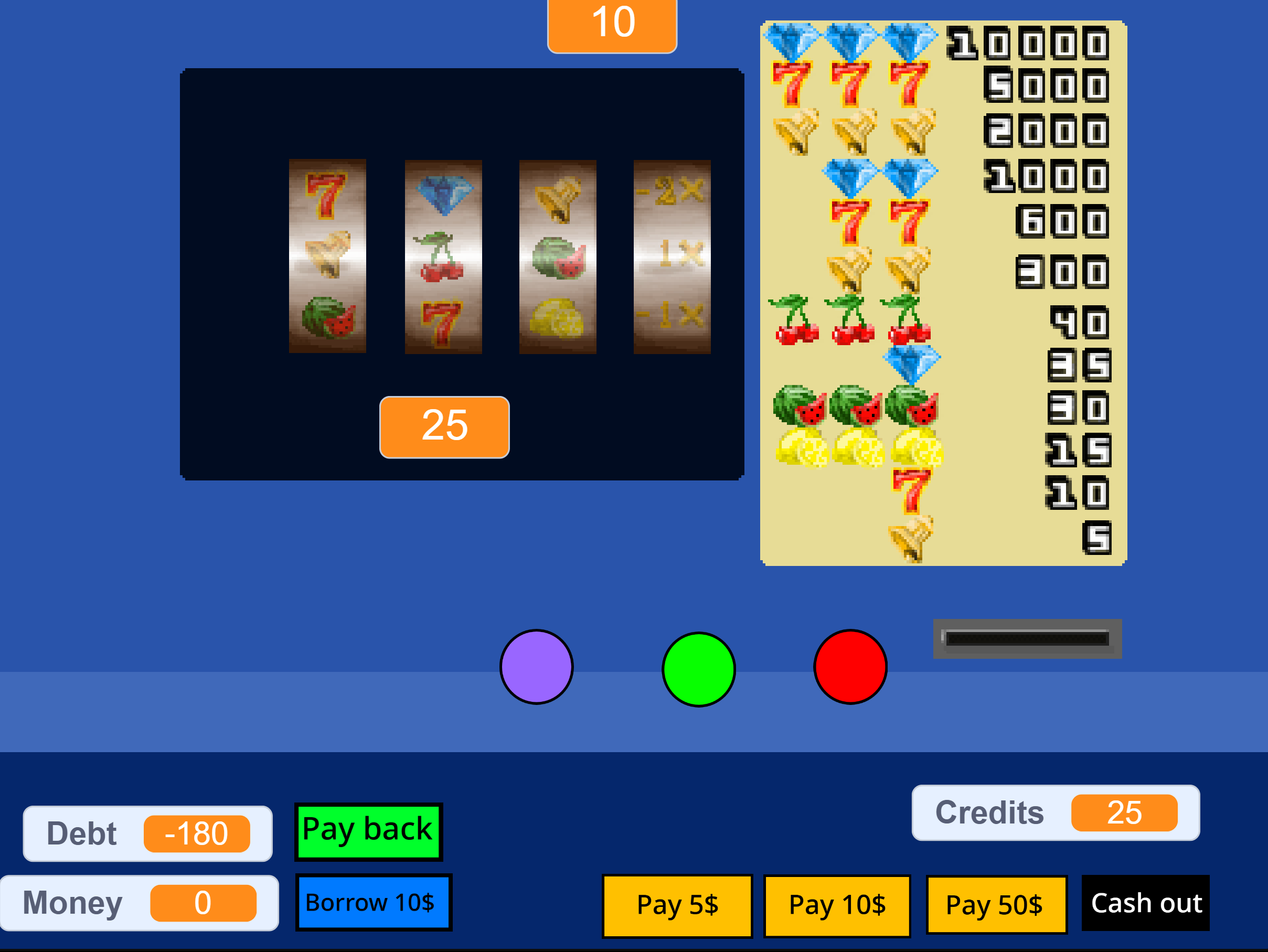 GameJamProject Scratch Slotmachine by 5StoneGameStudios