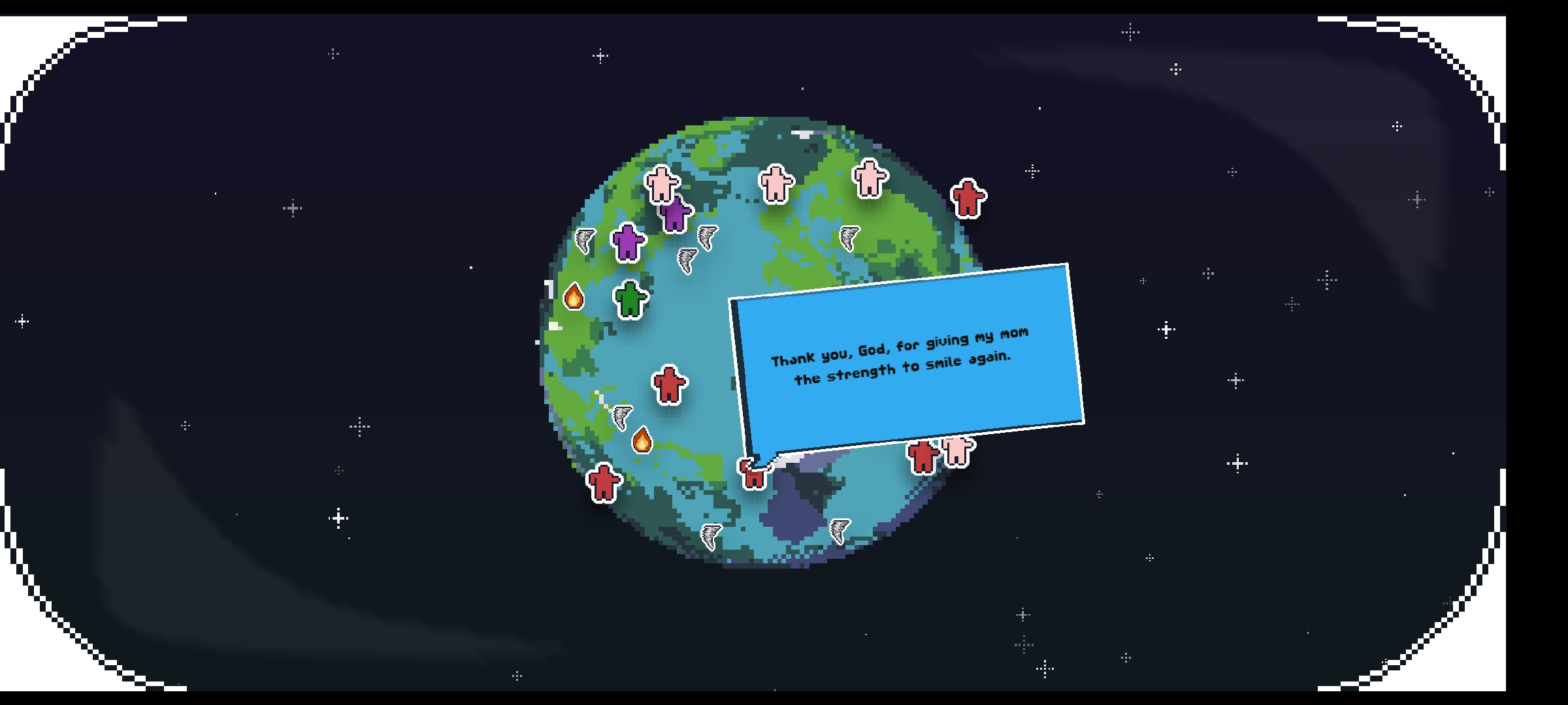 One week with God by Jokuz for GDevelop BIG Game Jam #7 - itch.io