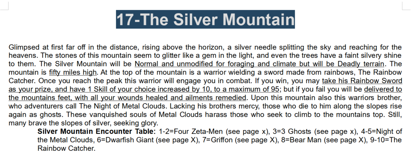 Weird Locations, thus far, part 9 - Companions of Limitas: Weird ...