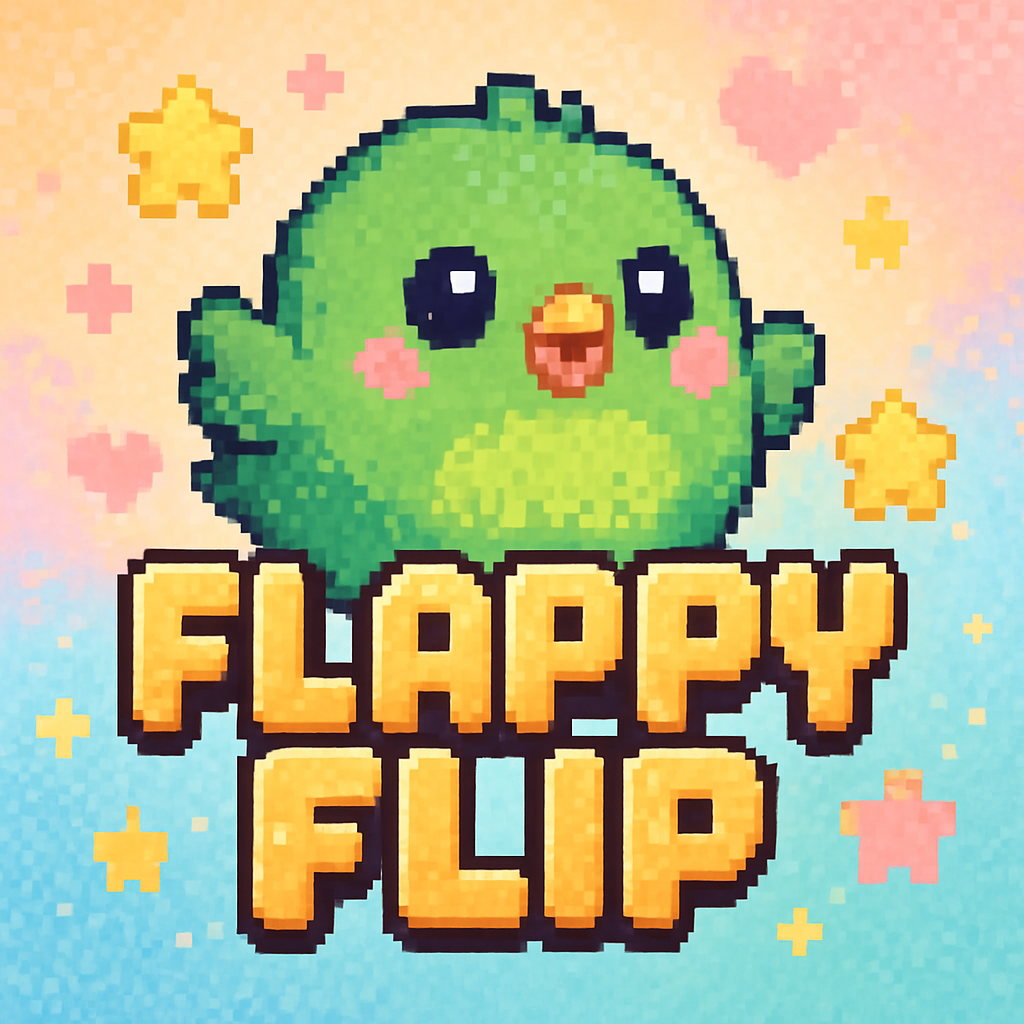 Flappy flip-pixel bird adventure by Rajat2005