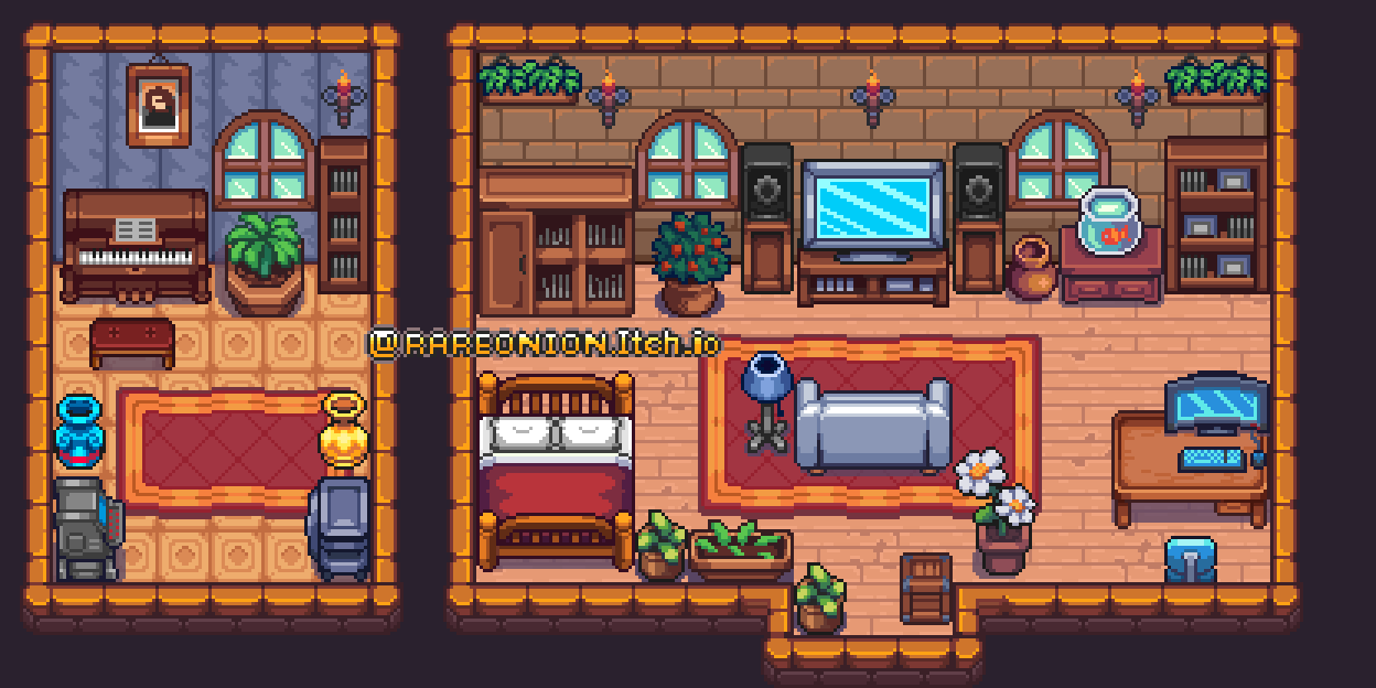 Update [#5] Wall color Variation - 2D Life 'Interior' Asset Pack 2 ...
