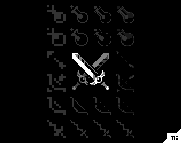 1-Bit Icons by Kacper Woźniak