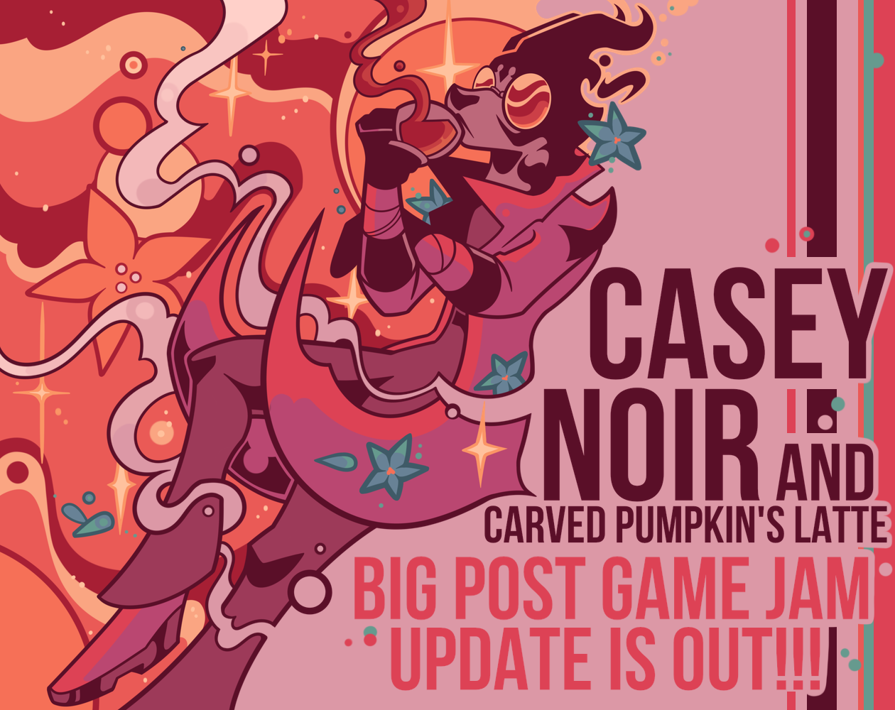 Casey's coming to Steam! - Casey Noir and Carved Pumpkin's Latte by Nik ...