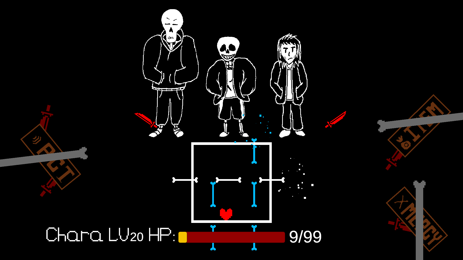 Undertale: Bad Time Trio by Psyche_game