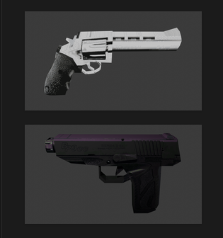 PSX PS1 Revolver + 9mm by Seb.cs