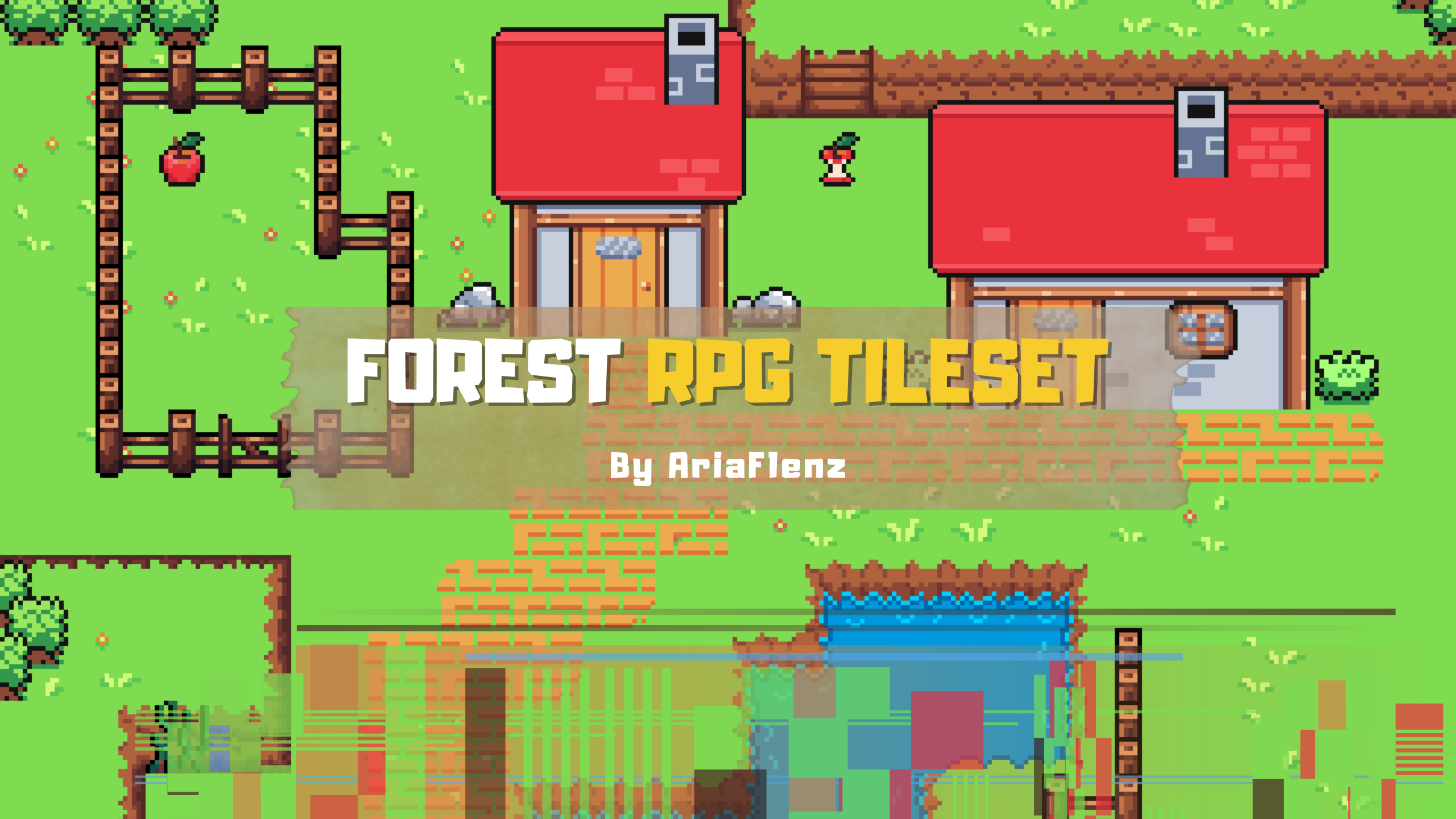 Forest RPG Simple Tileset by Ariaflenz
