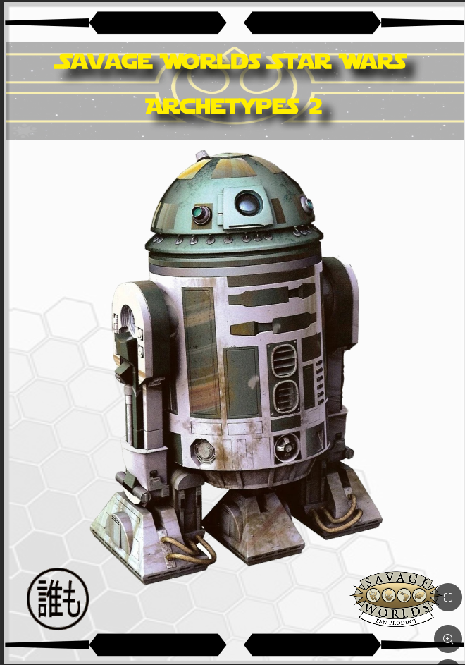 Savage Worlds Star Wars ArcheTypes 2 by Daremo Publishing