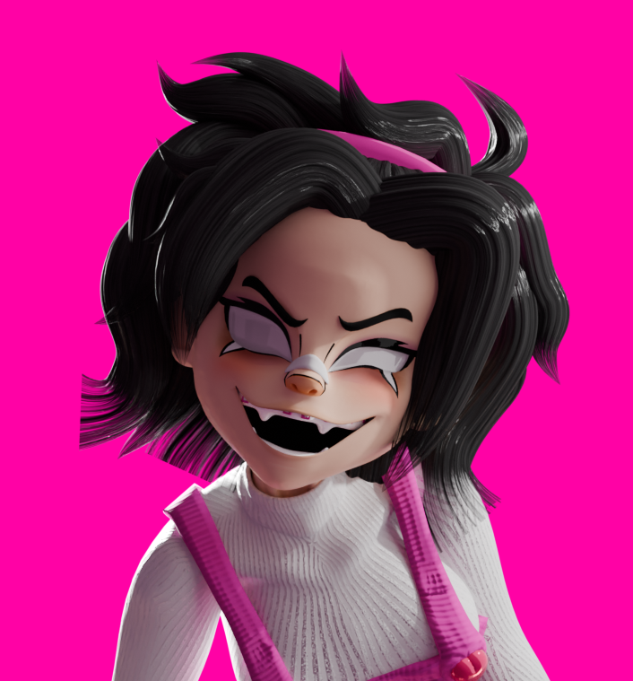 FNF - Nene (3d model) by Stormeye