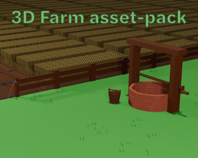 3D Farm asset-pack by B0z