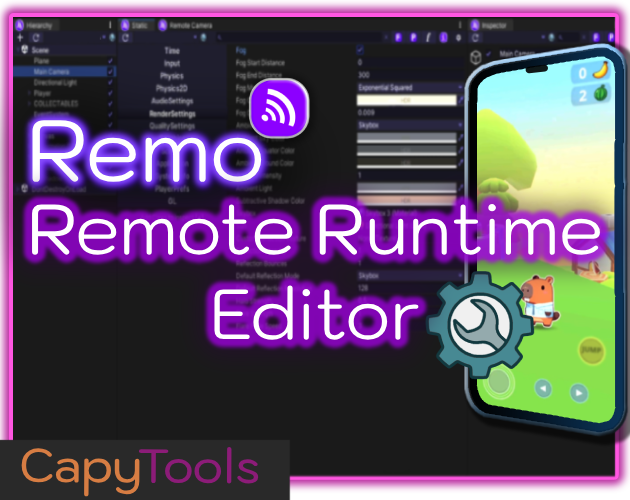 Remo - Remote Runtime Editor for Unity by CapyTools