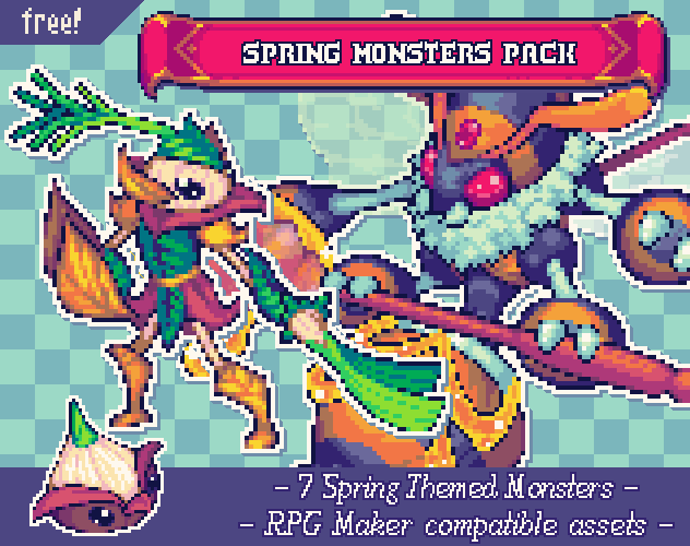 Spring Monster Pack by tiopalada