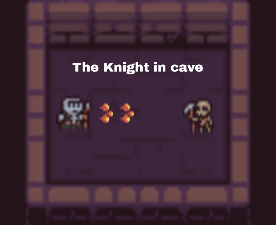 The Knight in the cave by AMGAD AL JOKER