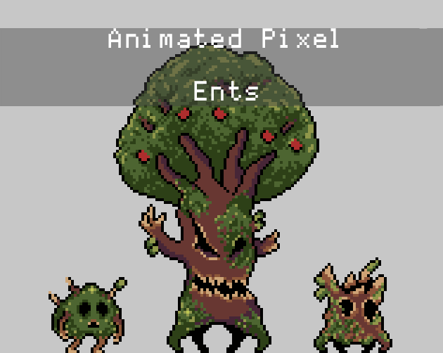 Animated Pixel Ents by Evgeniy Luch