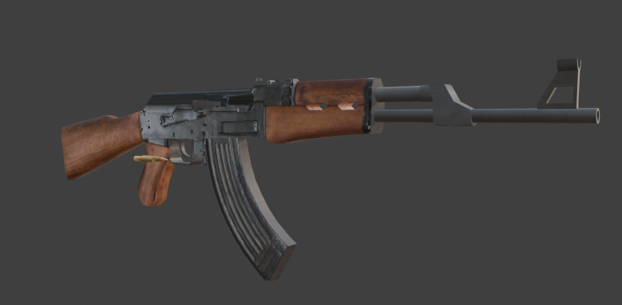 Ak-47 Psx Model by W1KT04