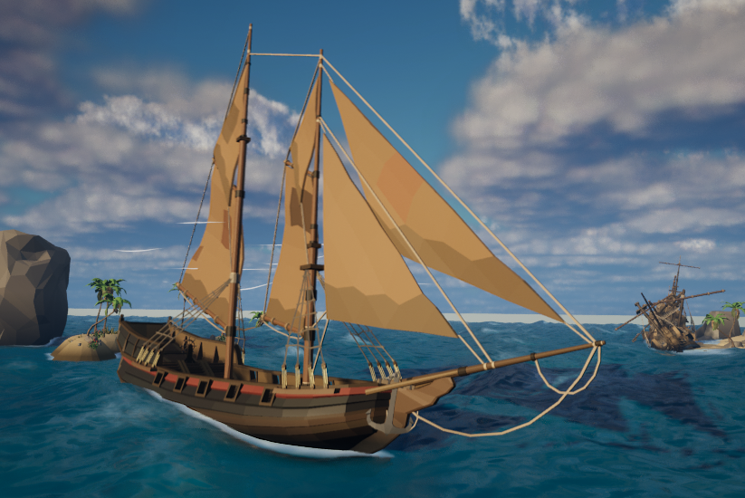 Ocean Shader and Bouyancy by Owen Monaghan