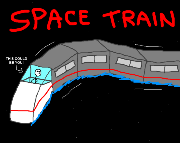 Space Train by SupSuper