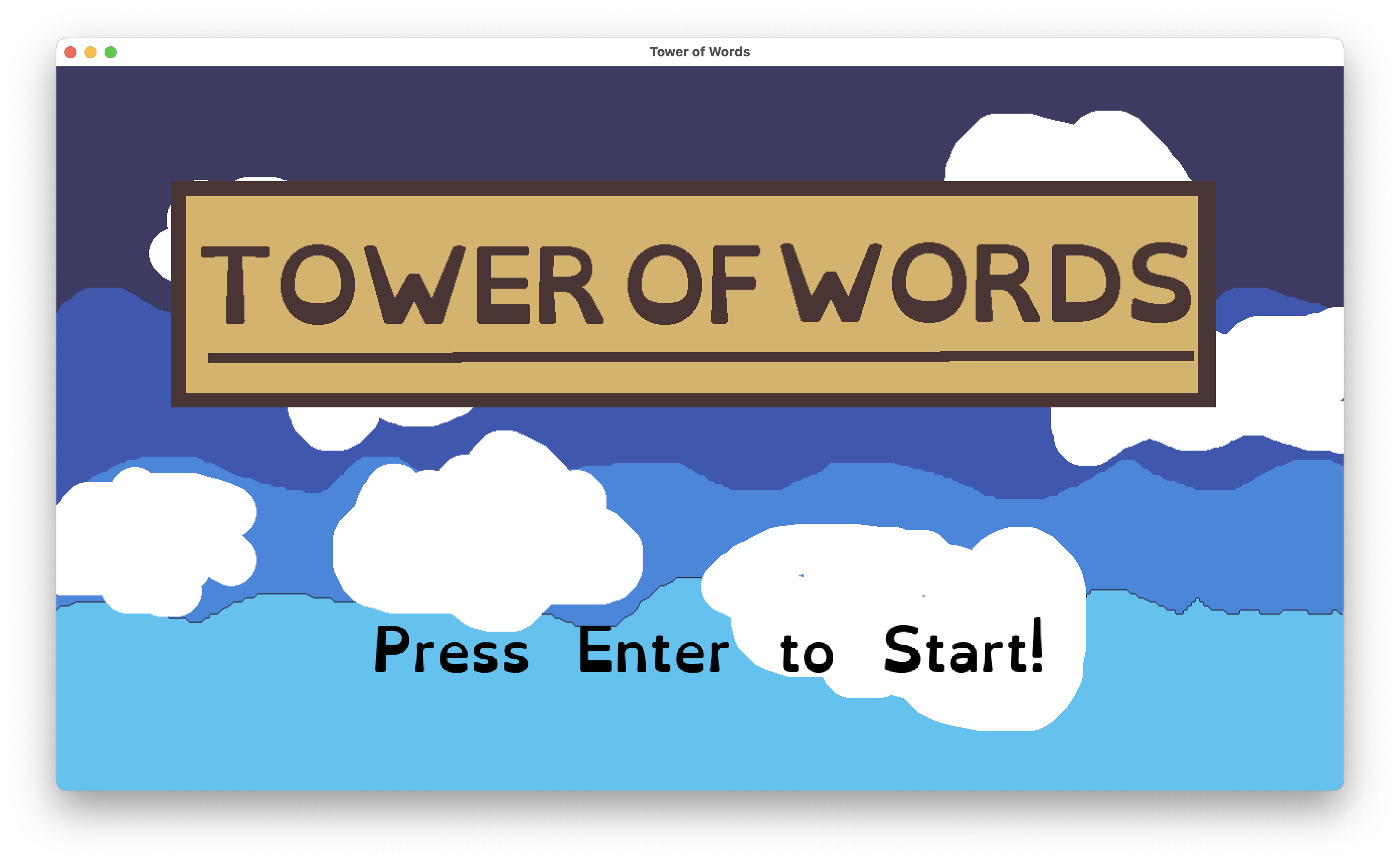 Tower of Words by rubylovesbread for 🥥 Coco Code GameJam #2 - itch.io