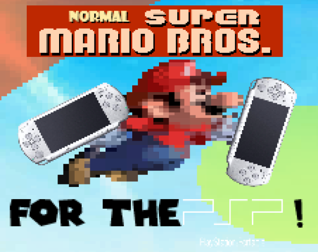 Normal Super Mario Bros. for the PSP! by MarioW SnoopyFan