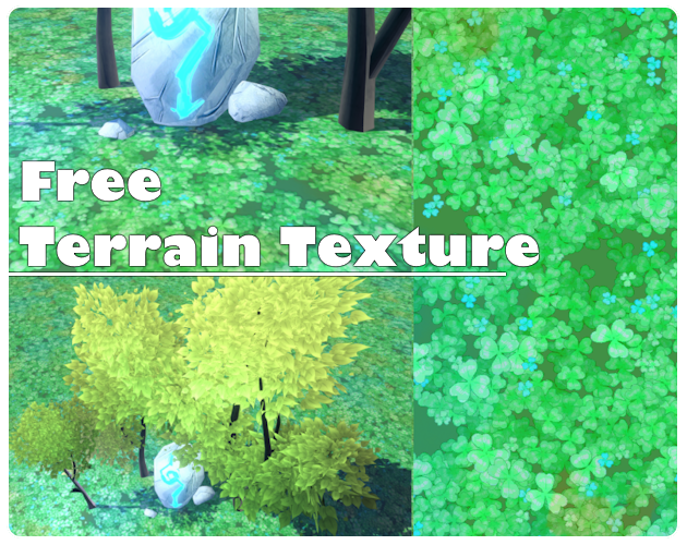 🌱 Clover Terrain Texture – Free Seamless Download by Flashy Feather