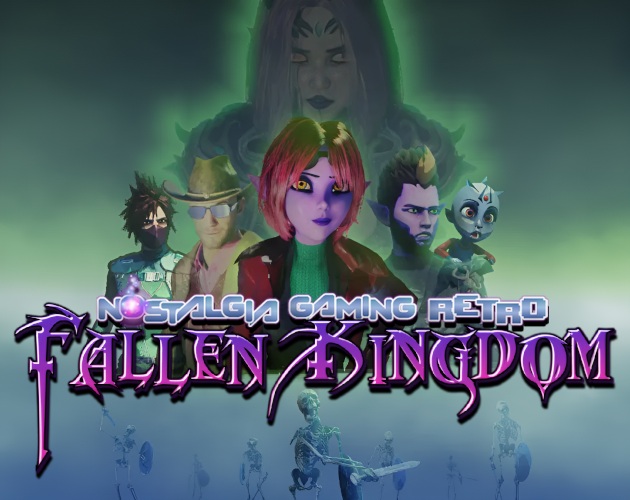 Nostalgia Gaming Retro - Fallen Kingdom by Jivapeira