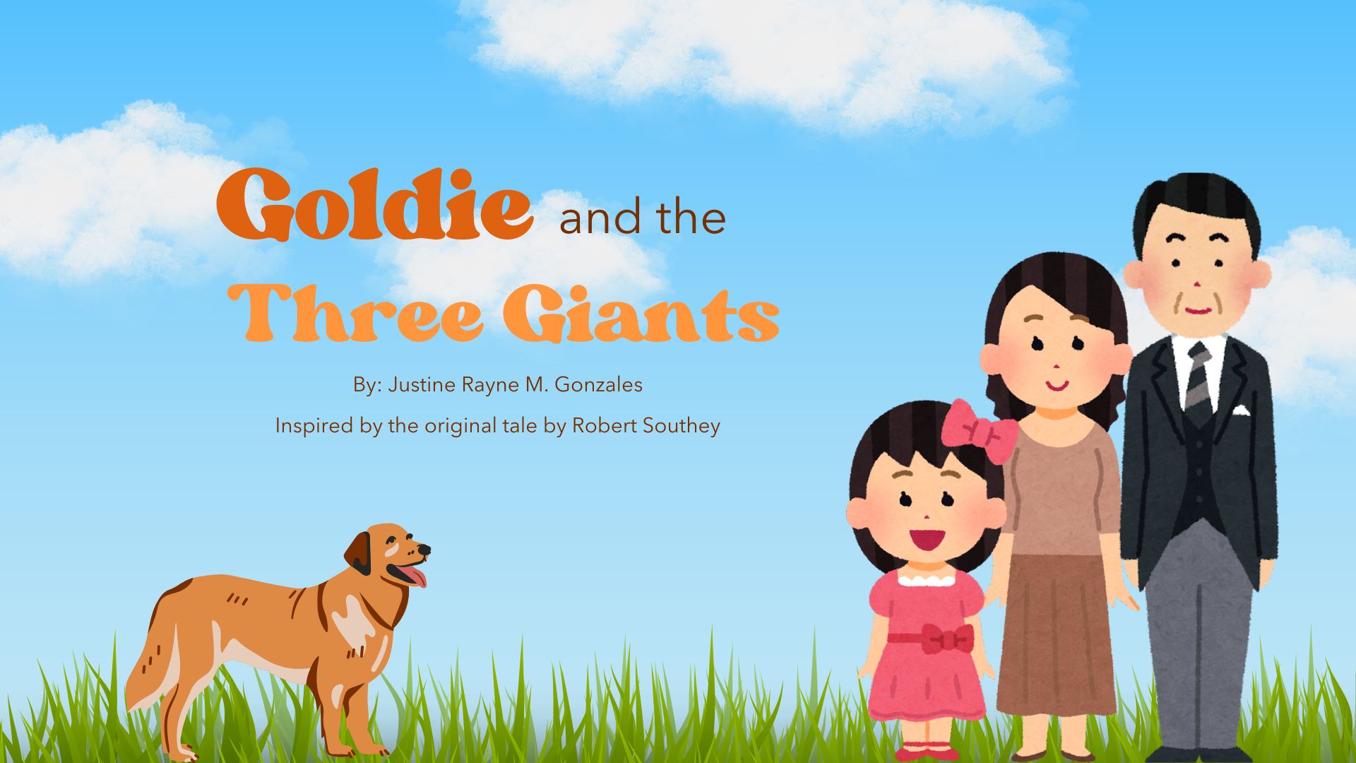Goldie and The Three Giants by strawberrynwchocolit