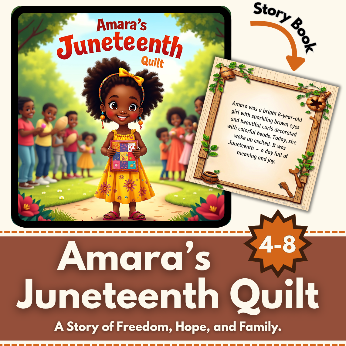 Amara’s Juneteenth Journey – Children’s Book About Freedom and Heritage ...