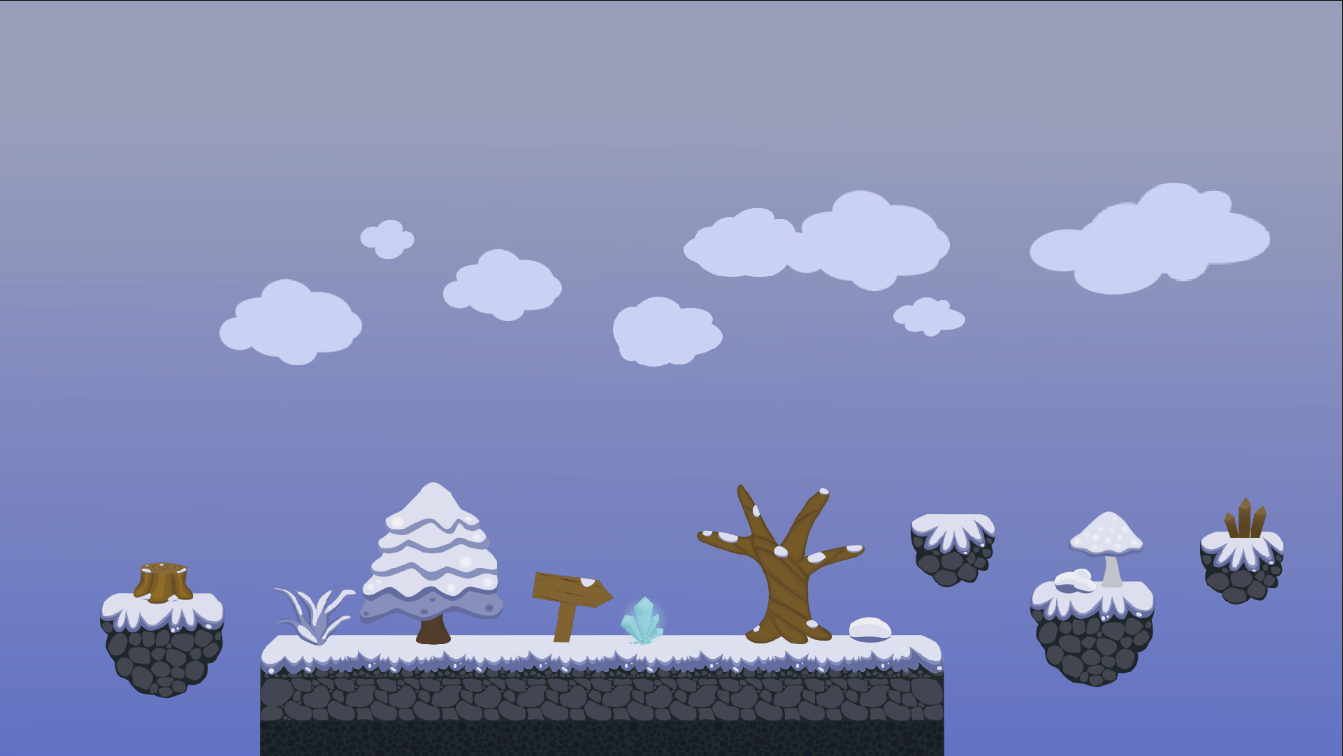 2D Platform Lovely Snowy by InTheSope