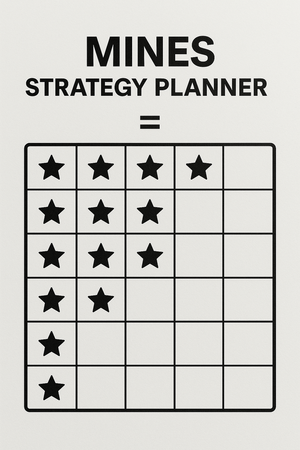 This clean grid is perfect for testing strategies or having fun ...