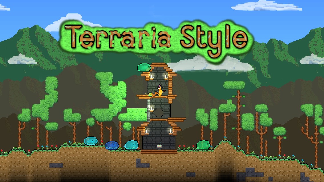 Terraria inspired Starter-Pack by LikableMike