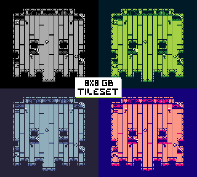 8x8 GB Tileset by Adam Childs
