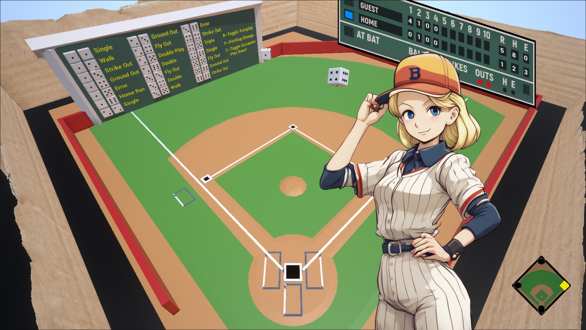 Basement Baseball by Privateer_Lev for JamTime #4 - itch.io