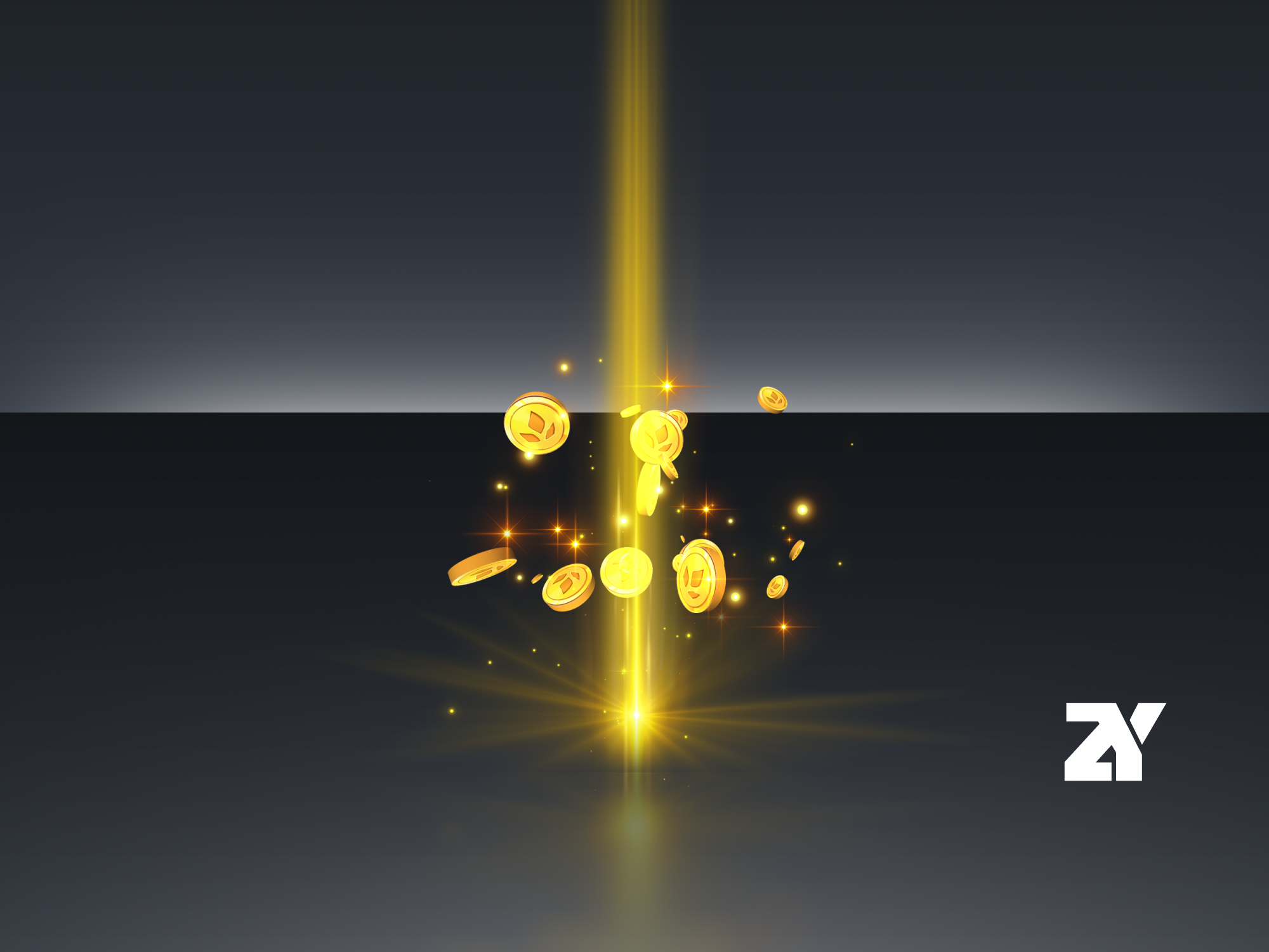 Treasure Chest FX_Vertical Light & Coins by ZY VFX