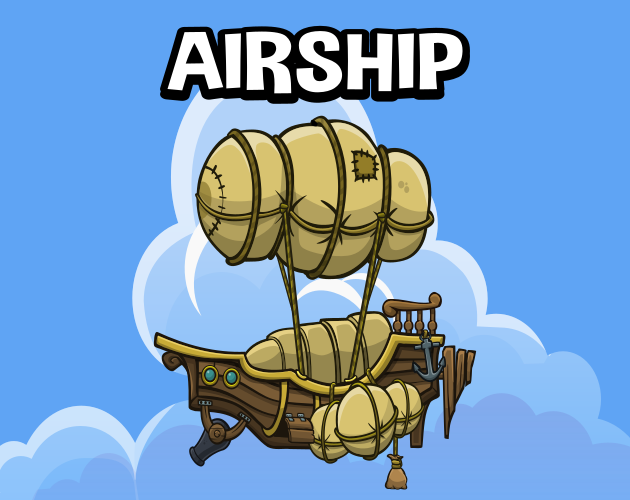Airship 1 by Robert Brooks - gamedeveloperstudio.com