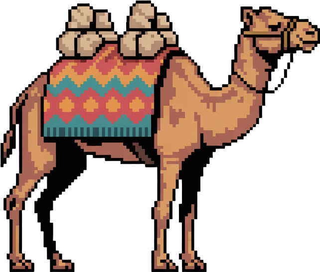 Retro Pixelated 🐪 Saharan Desert Assets by GameTorch