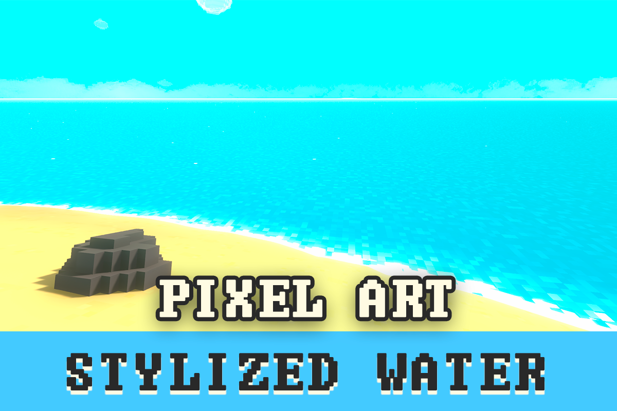 Pixel Art Water Shader – Stylized water with foam, reflections and ...