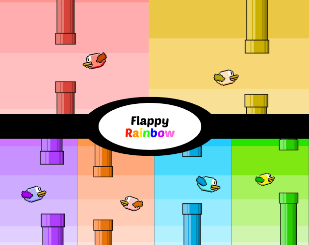 Color Flappy Bird Asset Pack by Rüzgar