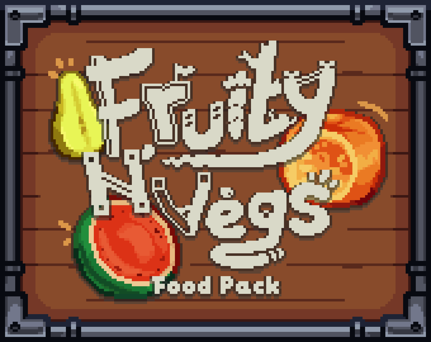 Fruity Fruit Pack Updated - Fruity N' Vegs - Food Pack by Daren Ksatrio
