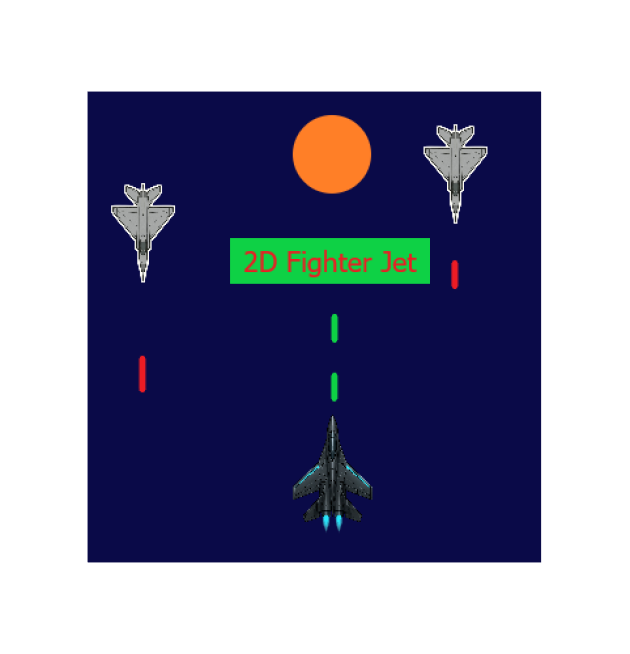 2D Fighter Jet by Ninja-E-Bangla for HOW LONG CAN WE JAM - itch.io