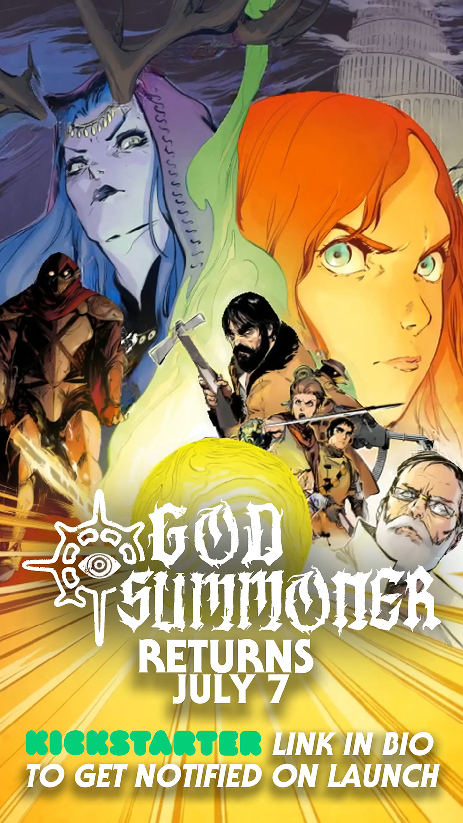 God Summoner Returns to KICKSTARTER! - itch.io