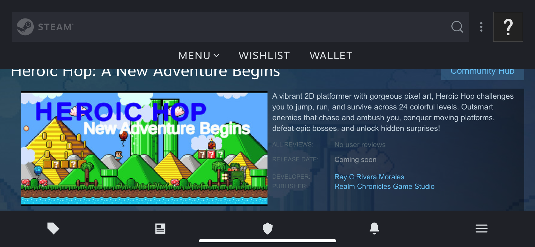 Demo On Steam Heroic Hop - itch.io