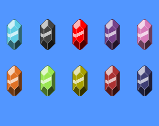 Pixel Art Gems by Rozenkreus