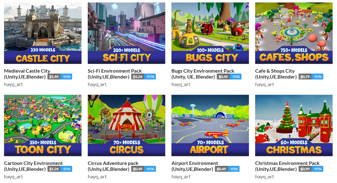 Poly Assets Mega Bundle special price of 15.28$ - itch.io
