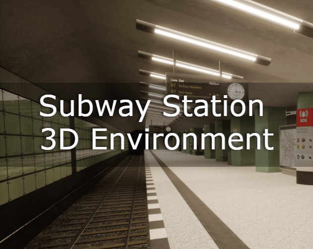 Subway Station - 3D Environment by V1ntares