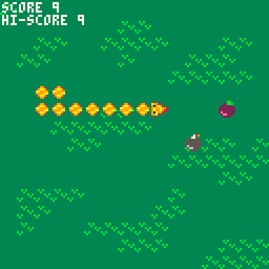 Snake Clone in Pico8 by Darts