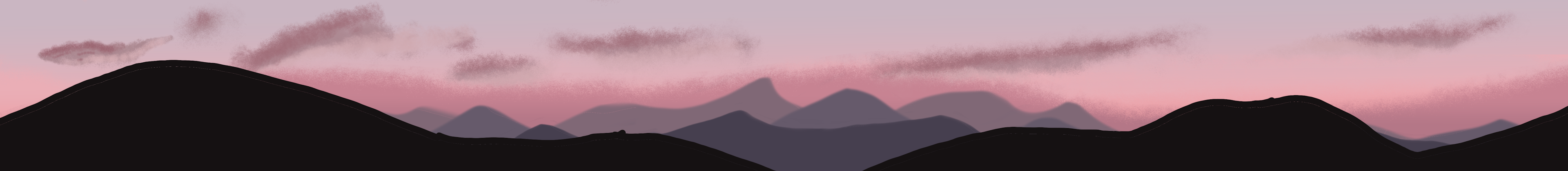 Sunset atmosphere parallax background by elw07