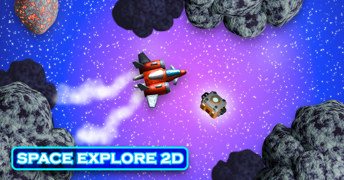 Space Explore 2D - Unity Game Template by Black Rose Developers