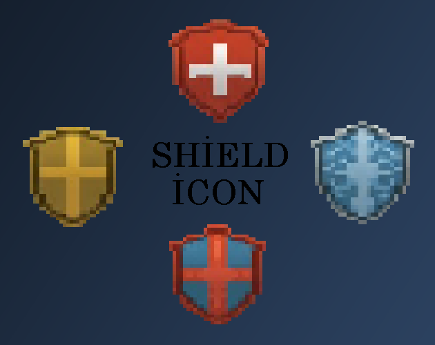 New asset pack - 32x32 Shield İcon Pack by Pixelexs
