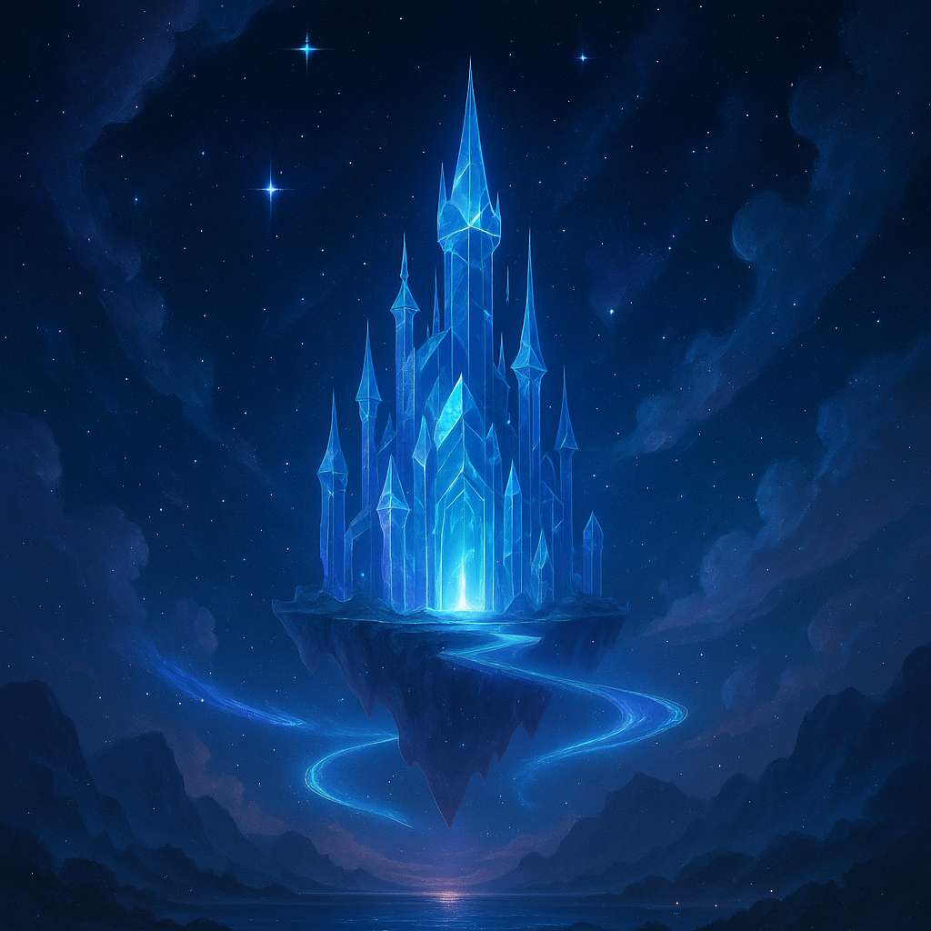 Crystal Castle in the Stars by Mustafa's 4K Art Vault